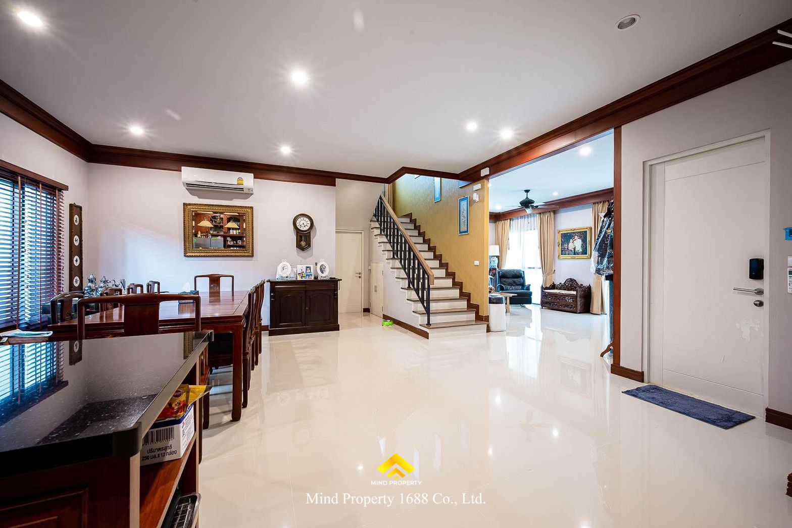 Mind Property | Single corner house, ready to move in, Burasiri Phatthanakan, Sukhumvit 77, 134 ...