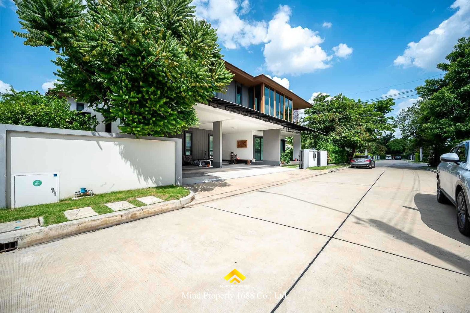 Mind Property | Single corner house, ready to move in, Burasiri Phatthanakan, Sukhumvit 77, 134 ...