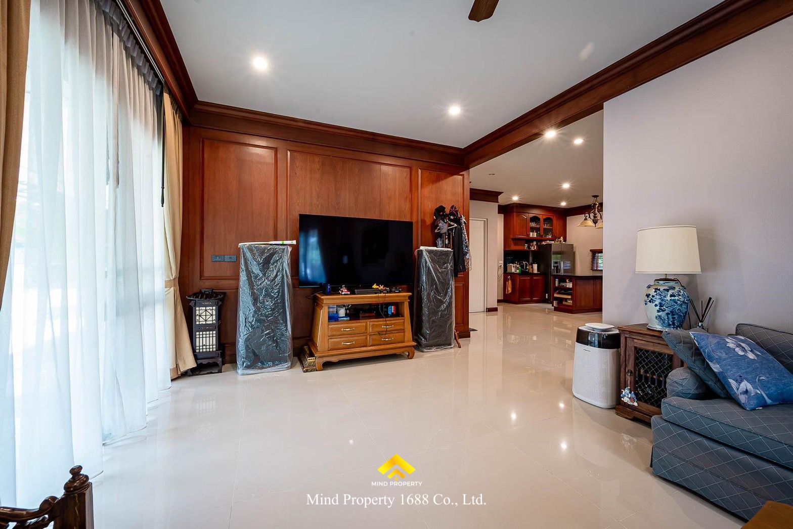 Mind Property | Single corner house, ready to move in, Burasiri Phatthanakan, Sukhumvit 77, 134 ...